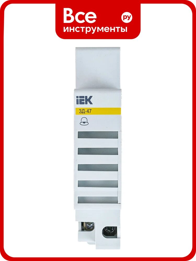Звонок, DIN-рейку, на DIN-рейку IEK ЗД-47 MZD10-230, Дополнительные, технические