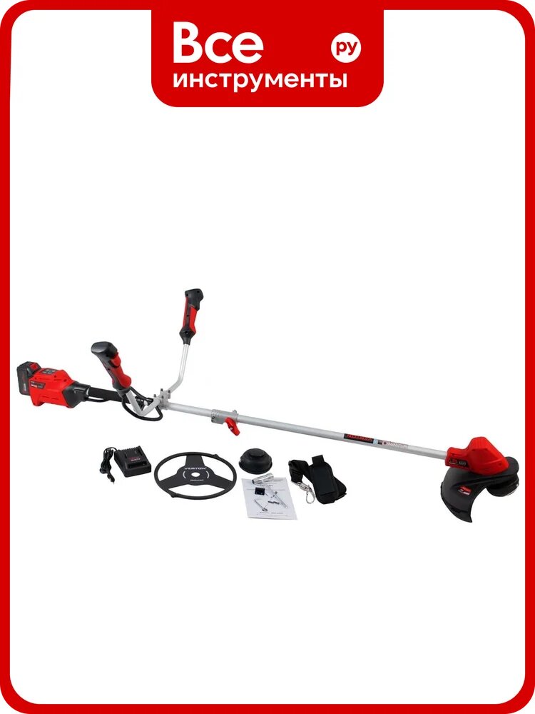 Триммер аккумуляторный бесщеточный VERTON Garden Green Pro BBR-2030U 01.14203.17011 антивибрационная система