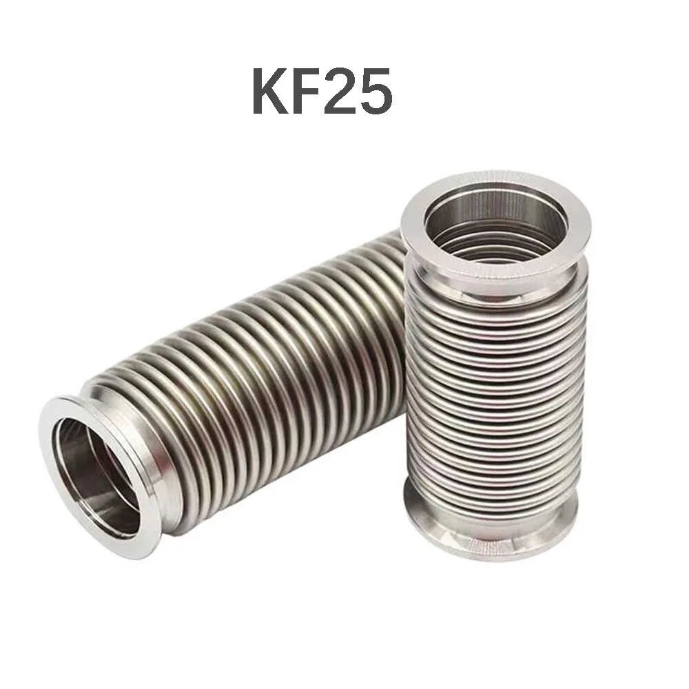 Сильфон для быстрой установки в высоком вакууме KF25, нержавеющая сталь 304, гибкий шланг, обнаружение утечки гелия