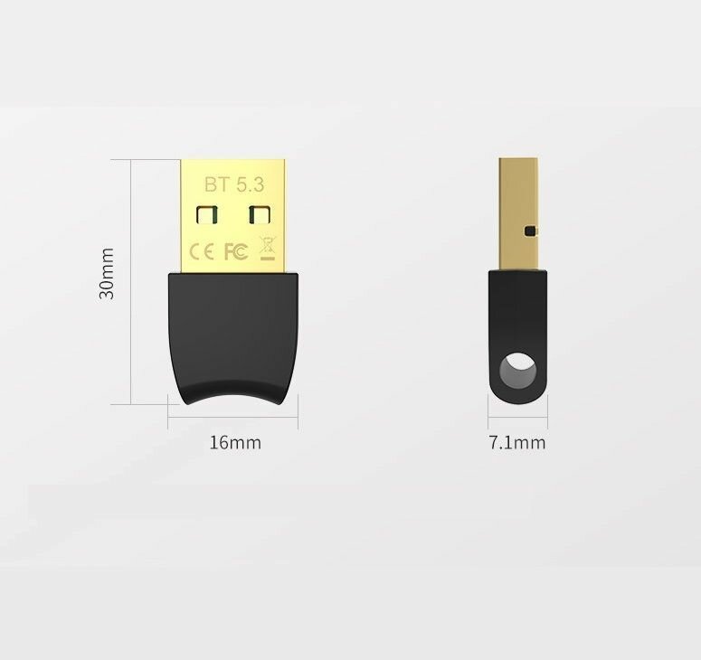 Адаптер USB Bluetooth 5.3 для компьютера — фото 1