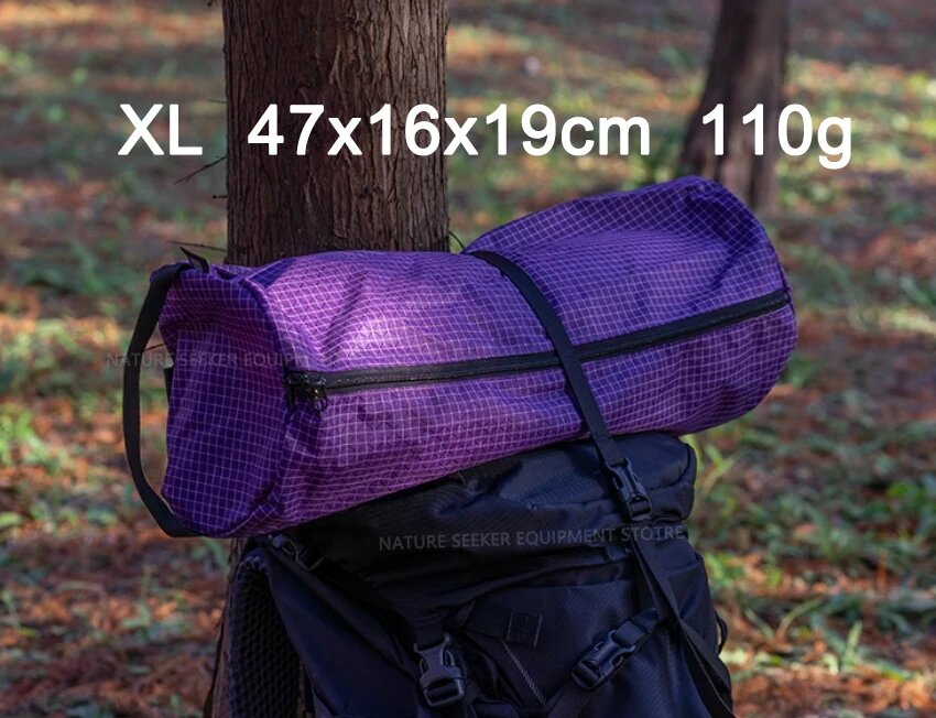 Подвесная сумка на рюкзак фиолетовая XL
