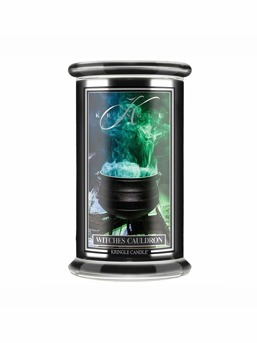 Kringle Candle свеча ароматическая 2 фитиля Witches Cauldron (624 грамма) Halloween