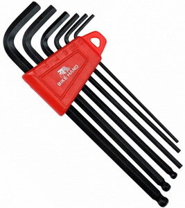 Набор шестигранников 6шт BIKEHAND YC-613 Г-образные 2/2,5/3/4/5/6мм сталь