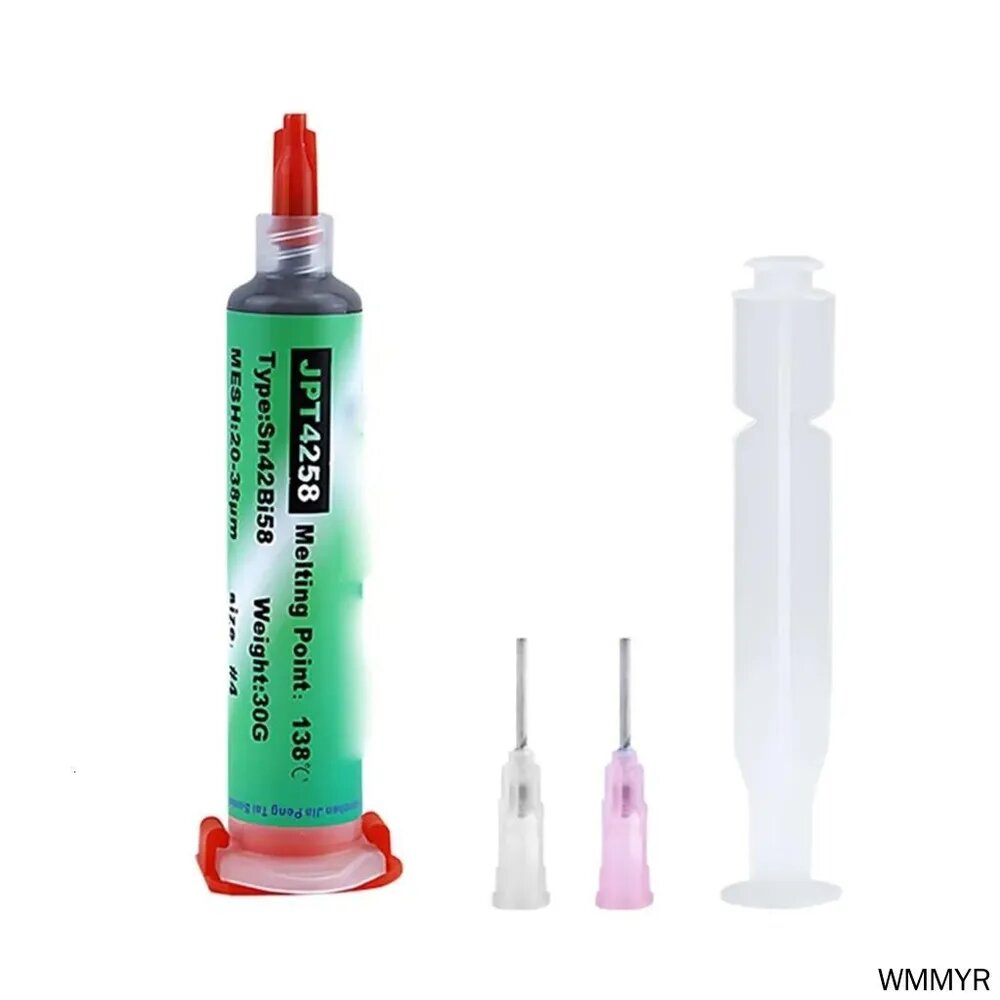 Низкотемпературная паяльная паста 138 C, 30G