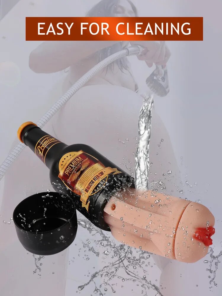 Мастурбатор мужской, Beer bottle