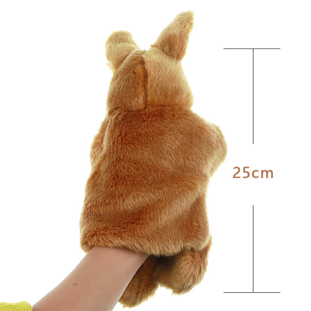 Кукла-Перчатка Кенгуру Игрушка Из Меха 25*15Cm Для Развития Фантазии И Творчества У Детей