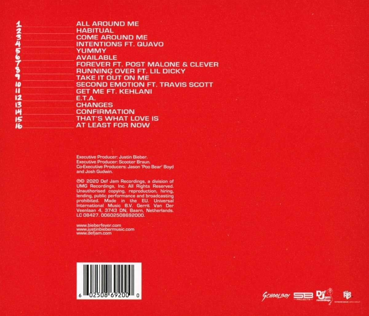 Диск Justin Bieber - Changes (1 CD) — фото 1