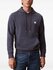 Худи CALVIN KLEIN Logo-patch pouch-pocket hoodie, размер 46 EU, , Синий принт