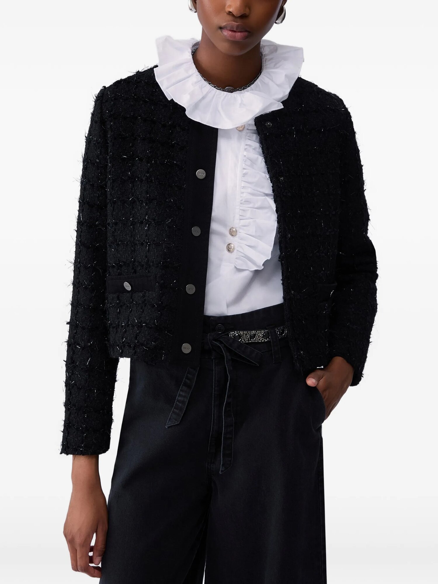 Куртка LIU JO Bouclé jacket, размер 42 — фото 1
