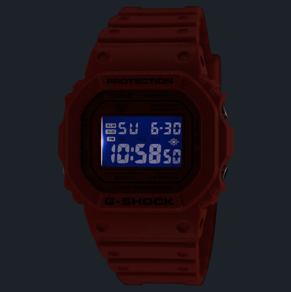 Наручные часы CASIO G-Shock, красный — фото 1