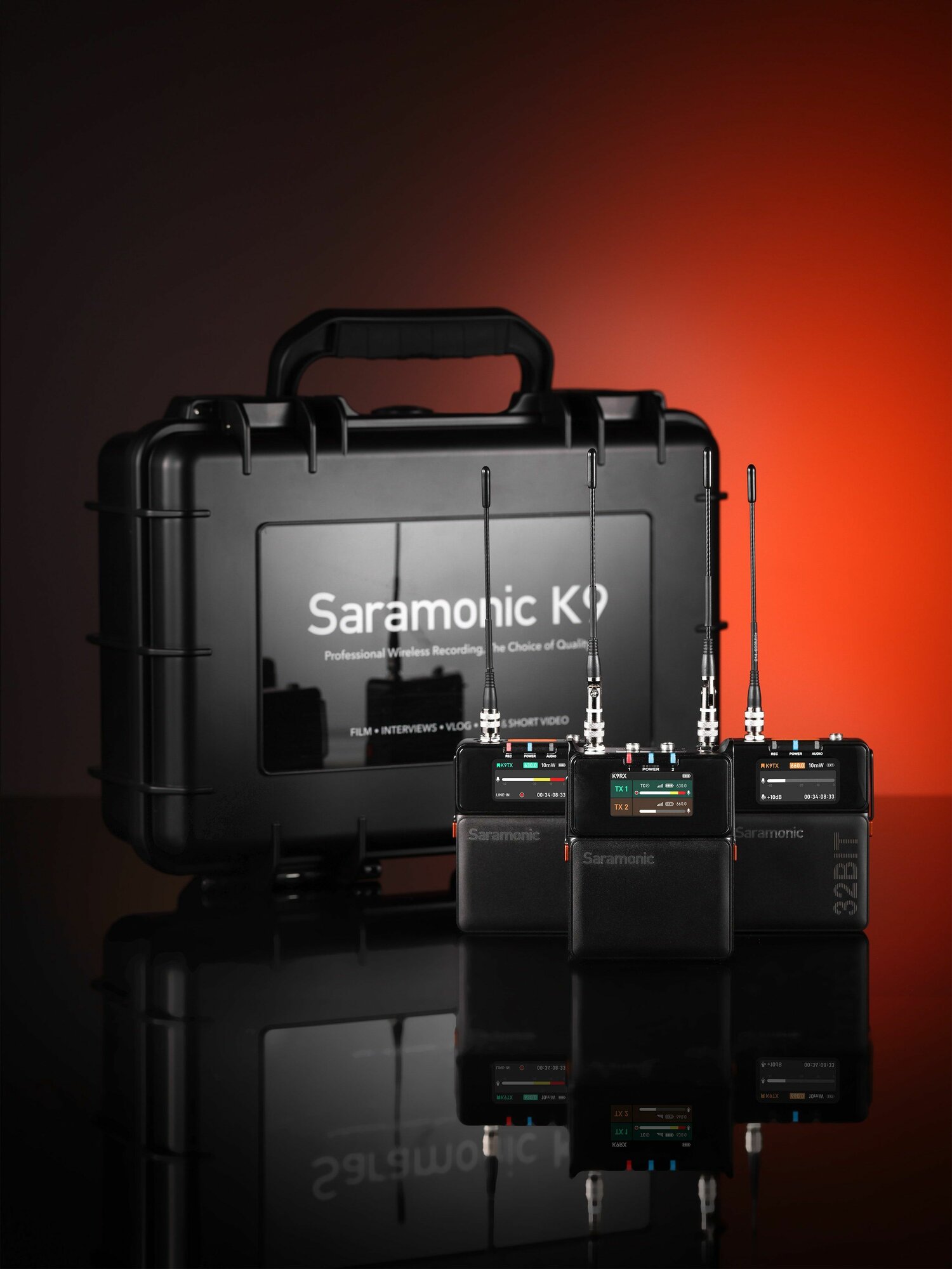 Радиосистема Saramonic K9 Kit RX+TX+TX приемник + 2 передатчика