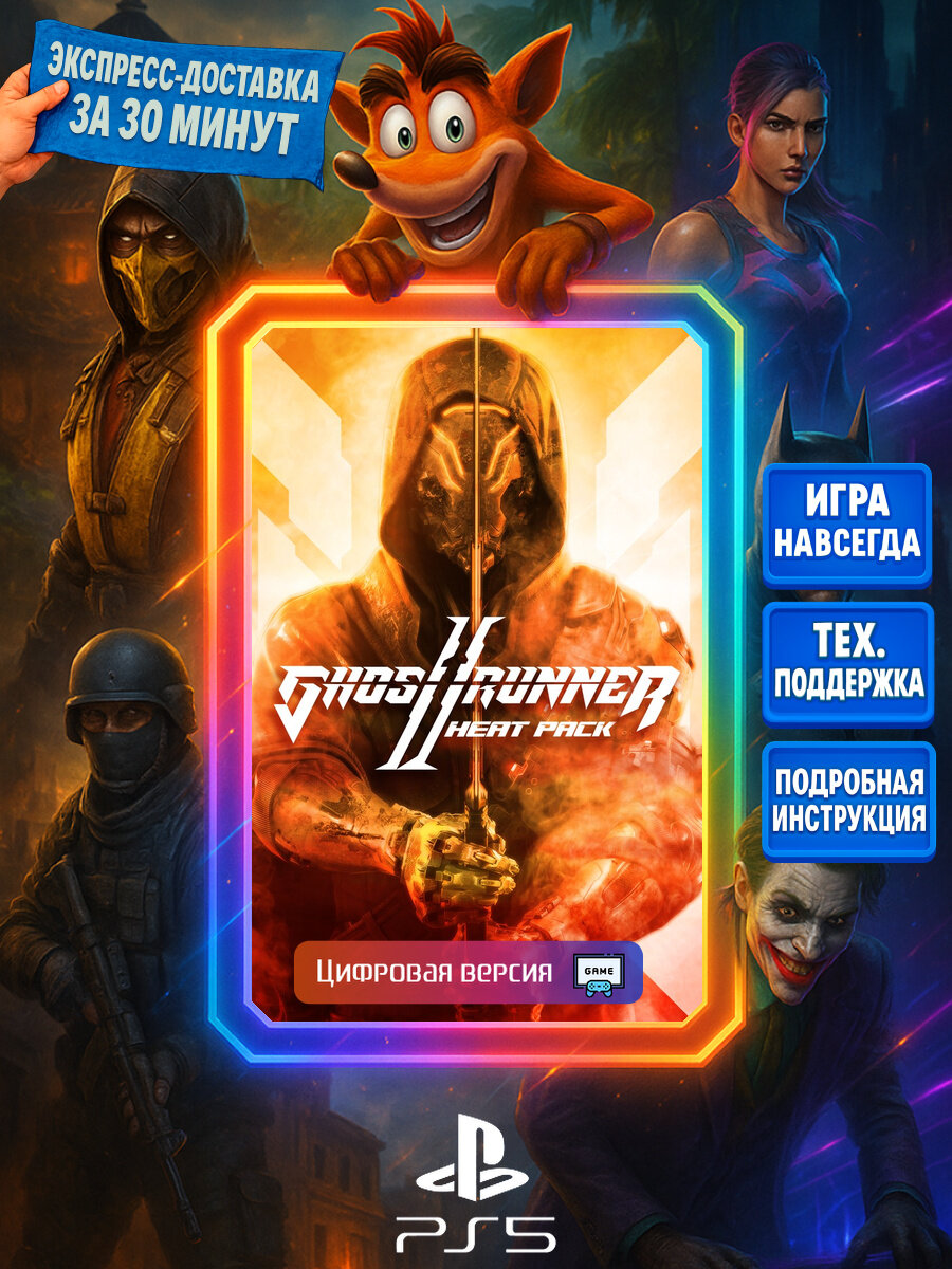 Ghostrunner 2 – Heat Pack PS5 | Моментальная доставка | английский язык | Боевики