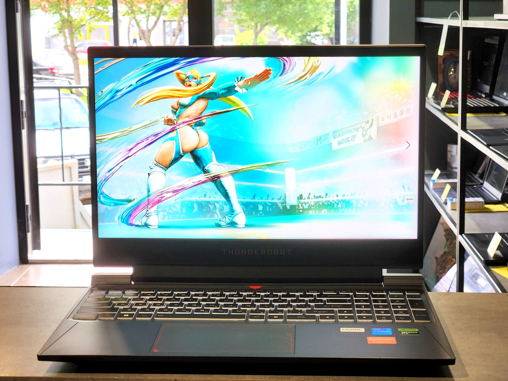 Игровой Ноутбук Thunderobot 911X Wild Hunter G2L/ c видеокартой Nvidia RTX 4050/ SSD 512gb/ DDR4 16gb/ ноутбук с Windows 11