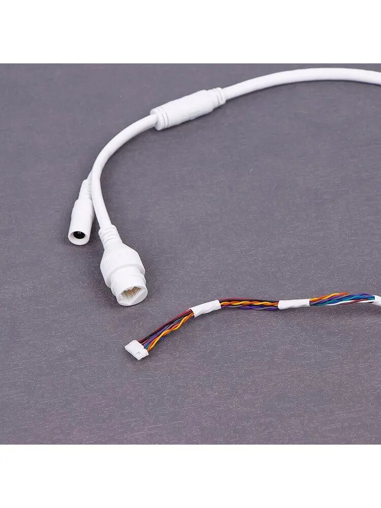 Хвостовой кабель камеры Ethernet Lan кабель PoE RJ45 сетевой кабель 10 Pin 10 Core для IP-камеры