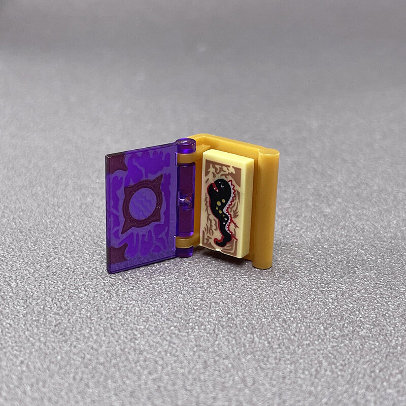 Волшебная книга жестокости — золотая обложка с мини-фигуркой, конструктор MOC для детей, 24324 детали