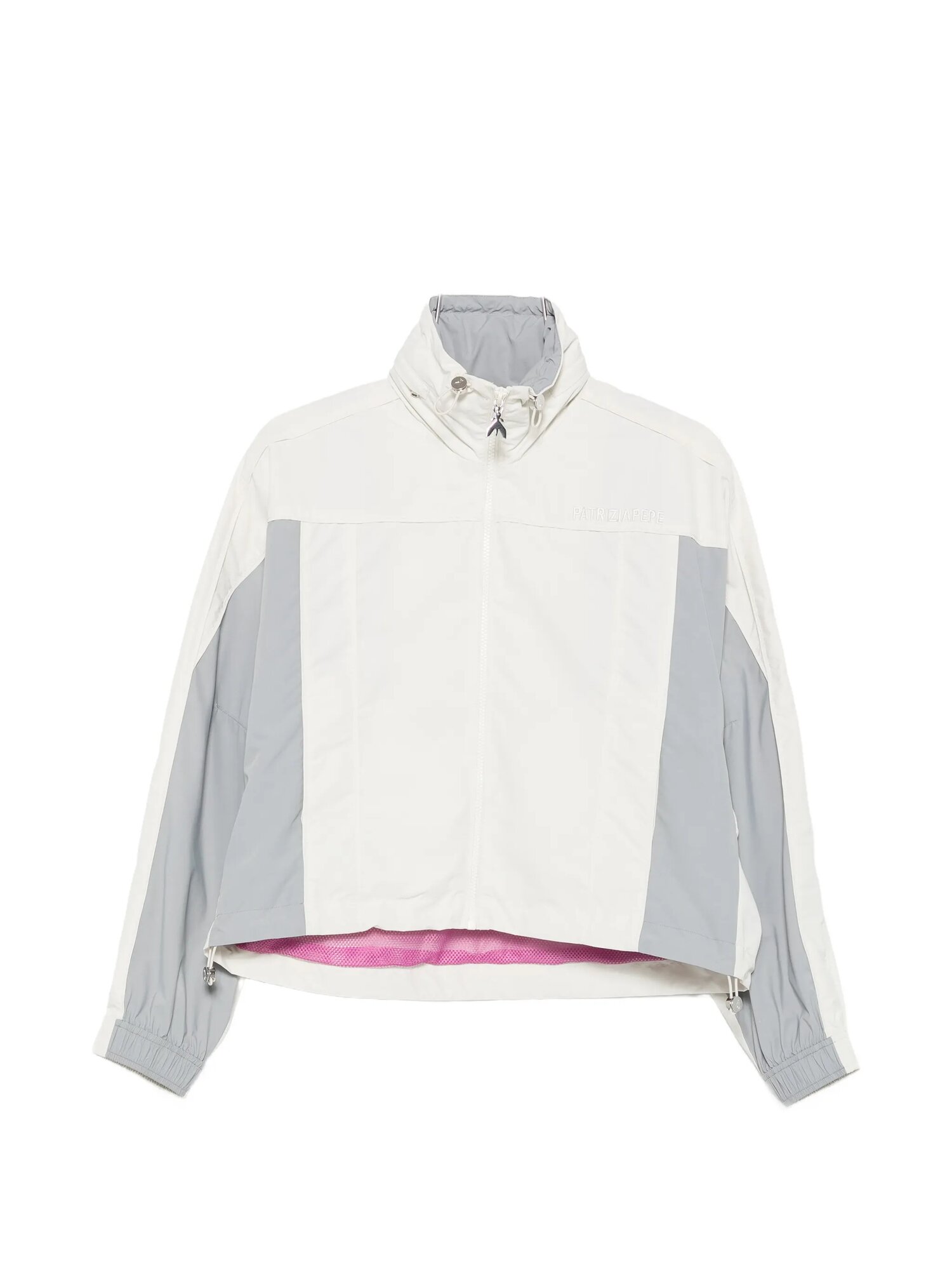 Куртка Colour-block high-neck jacket