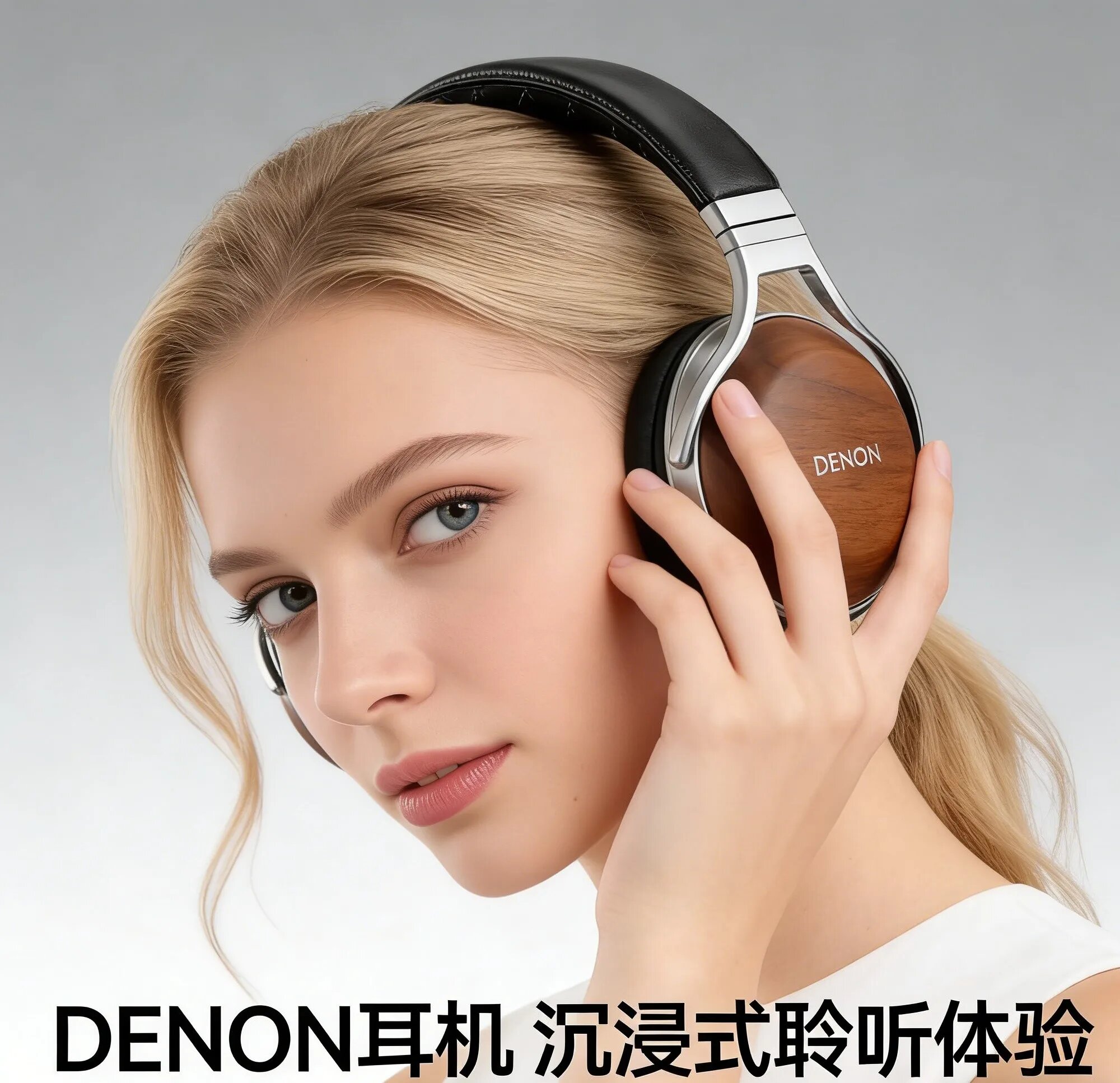 Наушники Denon AH-D7200 Reference Hi-Fi с деревянными чашками, закрытого типа, для аудиофилов