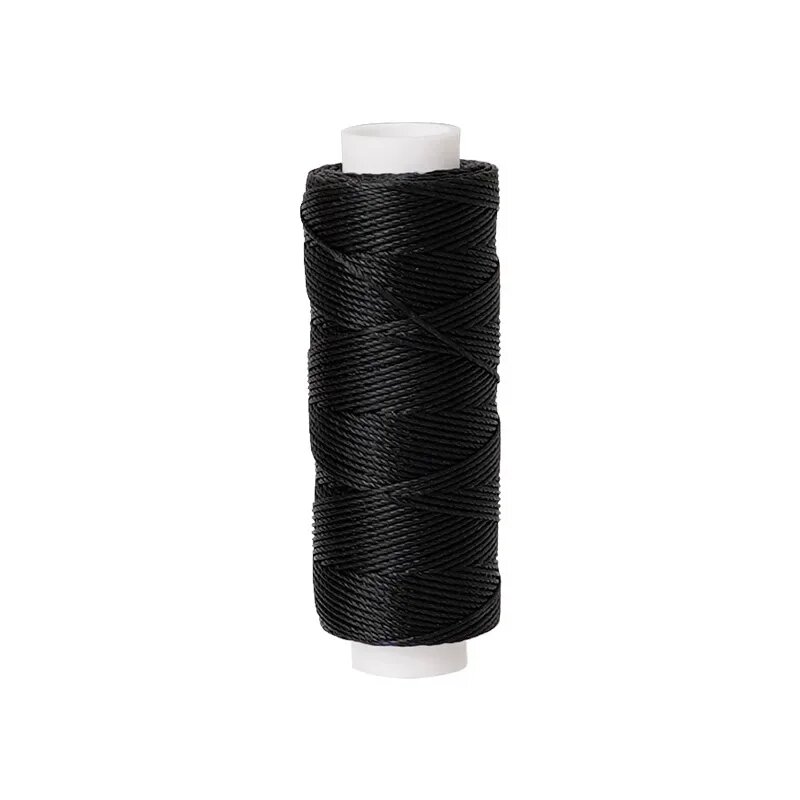 Вощеная нить черная 0.45мм, 50м, Color: 801