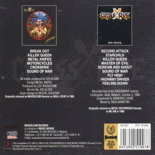 Crossfire. Sharpshooter / Live Attack (CD) (СД диск, CD Box + картон) — фото 1