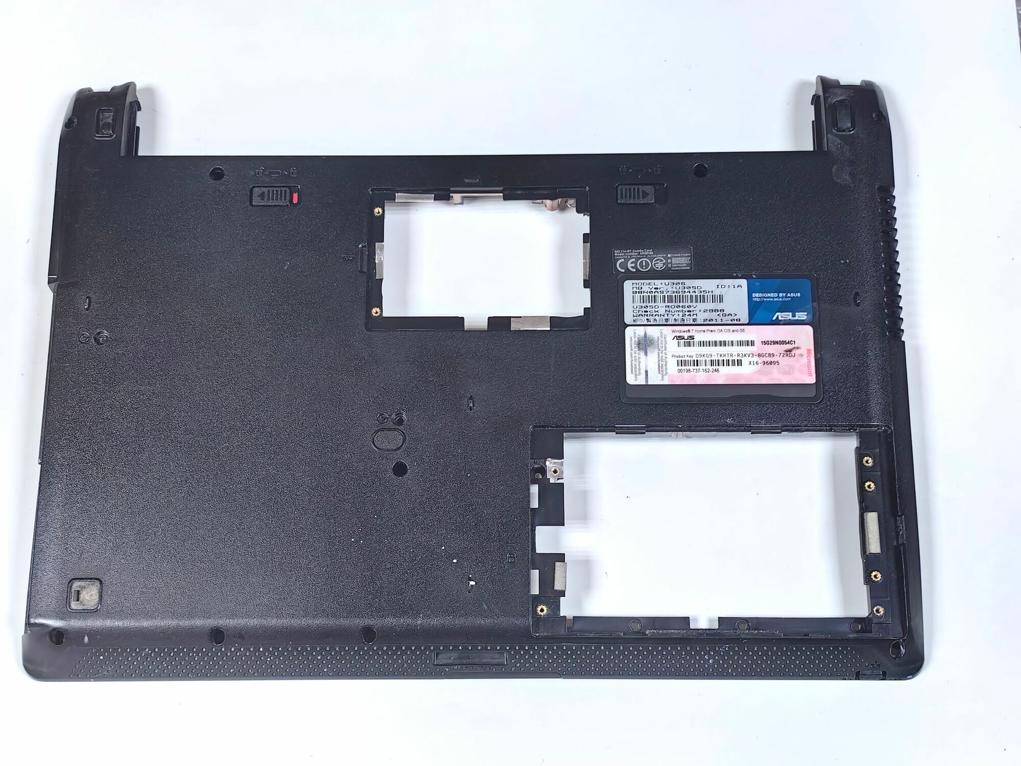 Нижняя часть корпуса, поддон ноутбука ASUS U30, U30JC, U30SD
