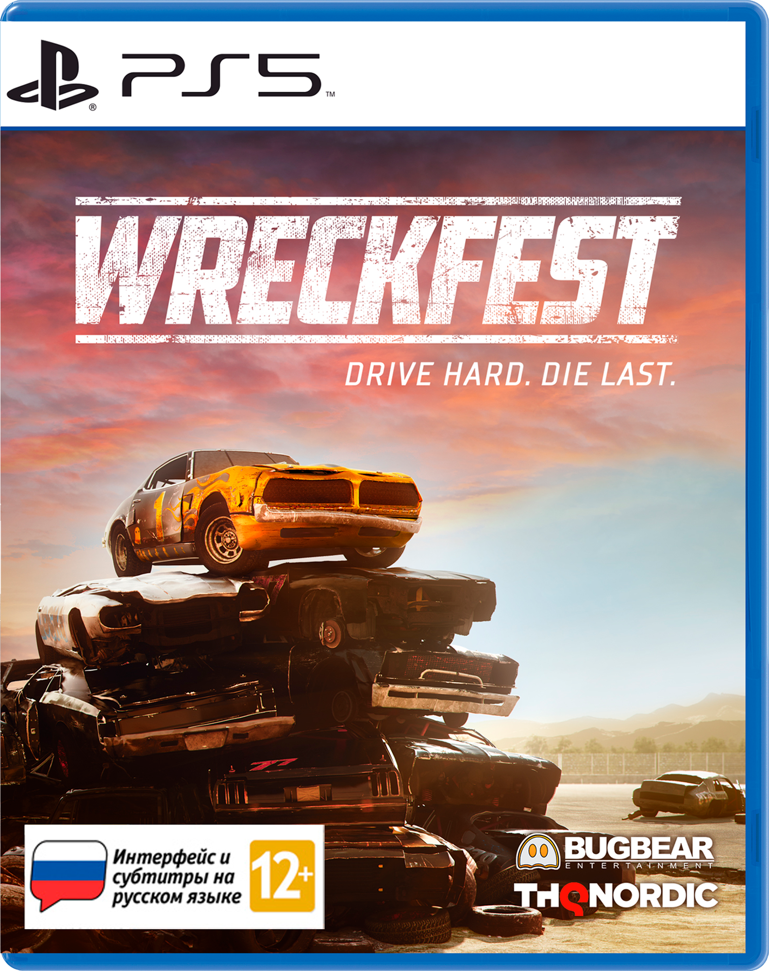 Игра Wreckfest для PlayStation 5 (PS5), с русскими субтитрами и интерфейсом