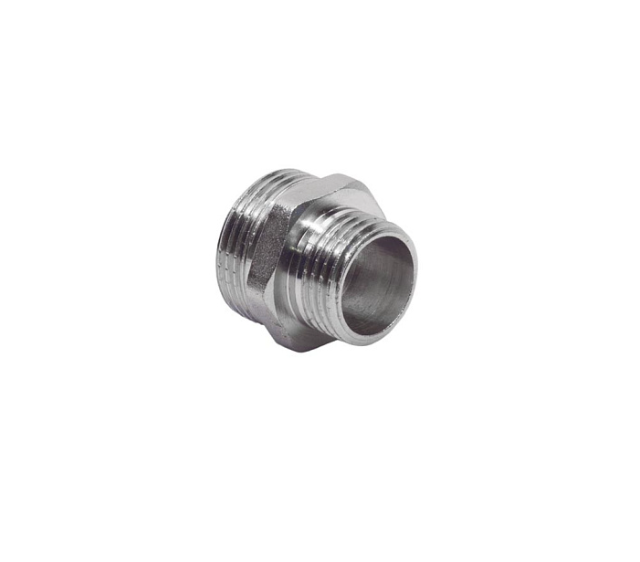 Ниппель латунный переходной (1/2'x1") 02533