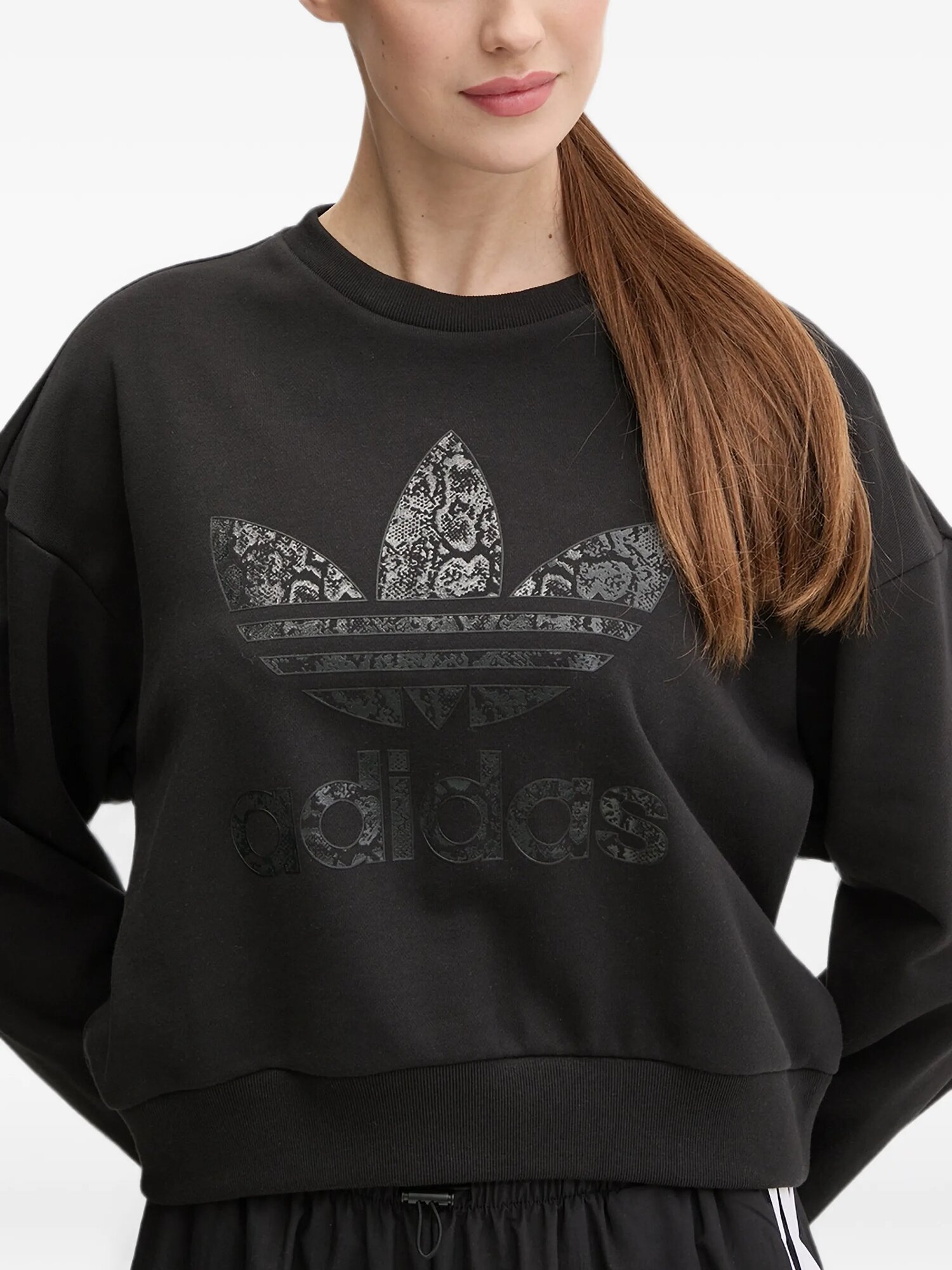 Толстовка adidas, размер L, , черный — фото 1