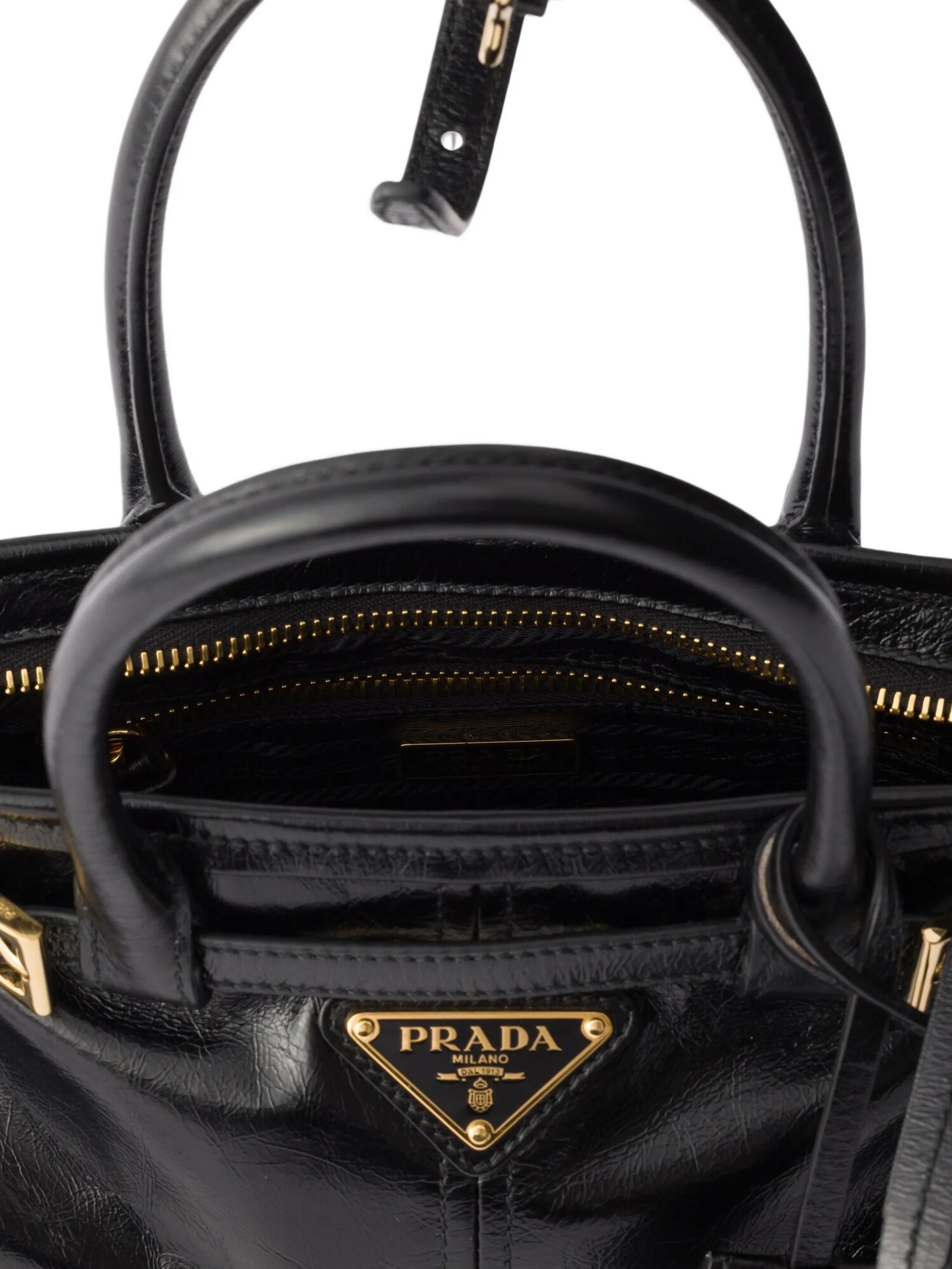 Сумка Prada Bonnie leather mini-bag — фото 1