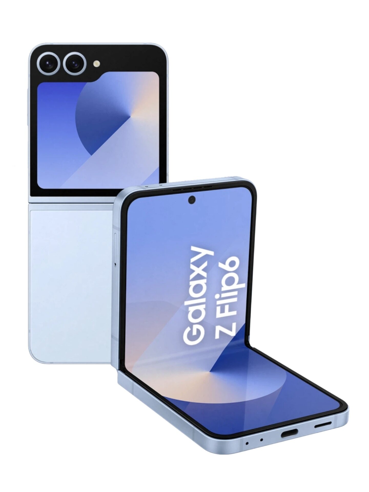 Смартфон Samsung Galaxy Z Flip 6, складной, 12/256 ГБ, nano SIM+eSIM,5G, NFC, синий （Blue）