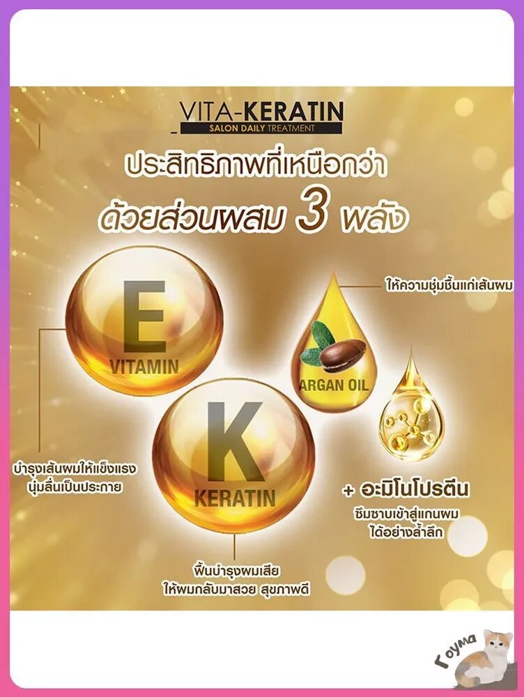 Маска для волос VITA-KERATIN Salon Daily Treatment, восстанавливающая, 250.01 мл — фото 1