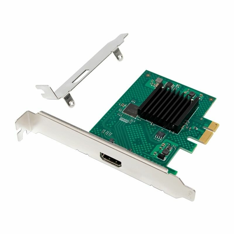 PCIE X1 однопортовый совместимый модуль для встраиваемых графических приложений, мультимедийных 2D-графических карт, сетевой чип SM750. графический модуль PCIe x1 SM750 встраиваемый 2D