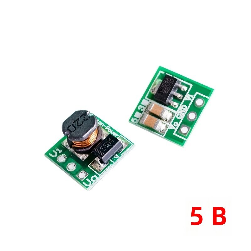 DC-DC повышающий модуль 0.9-5V до 5V 500mA мини преобразователь напряжения