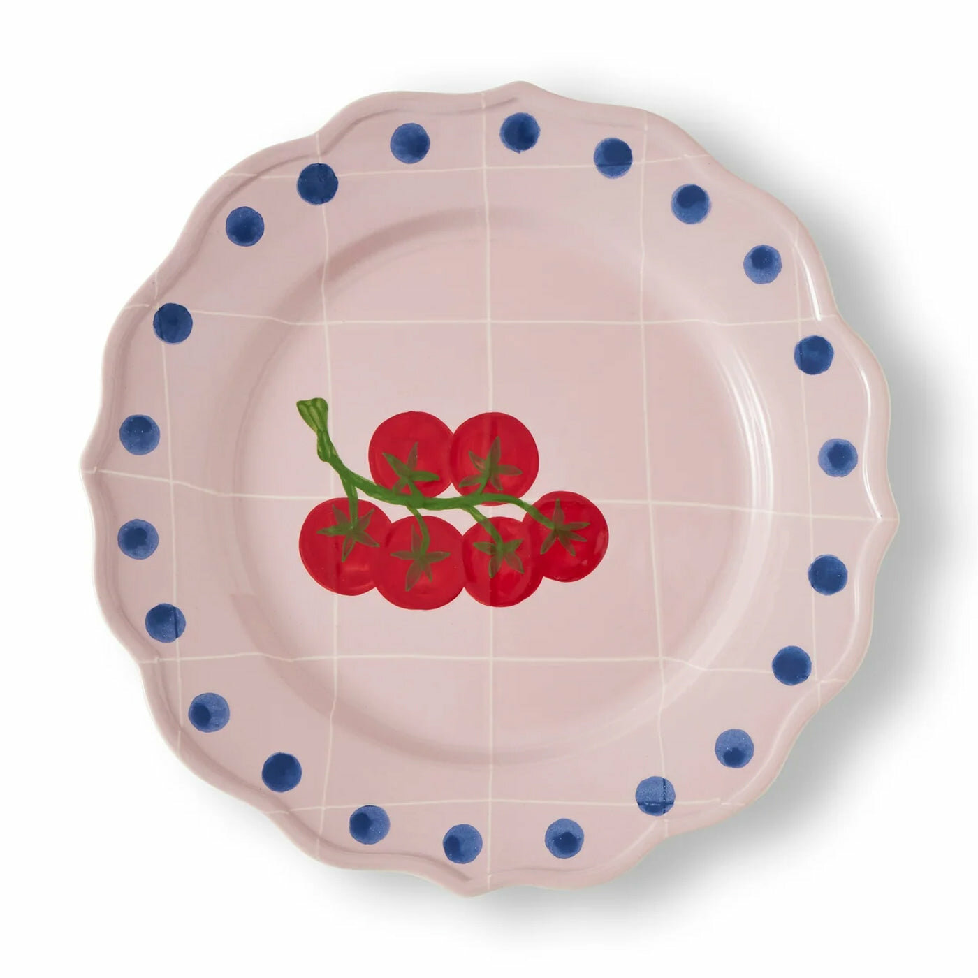 Блюдо Bitossi Home Quadri Pink d30 cm QRI00328