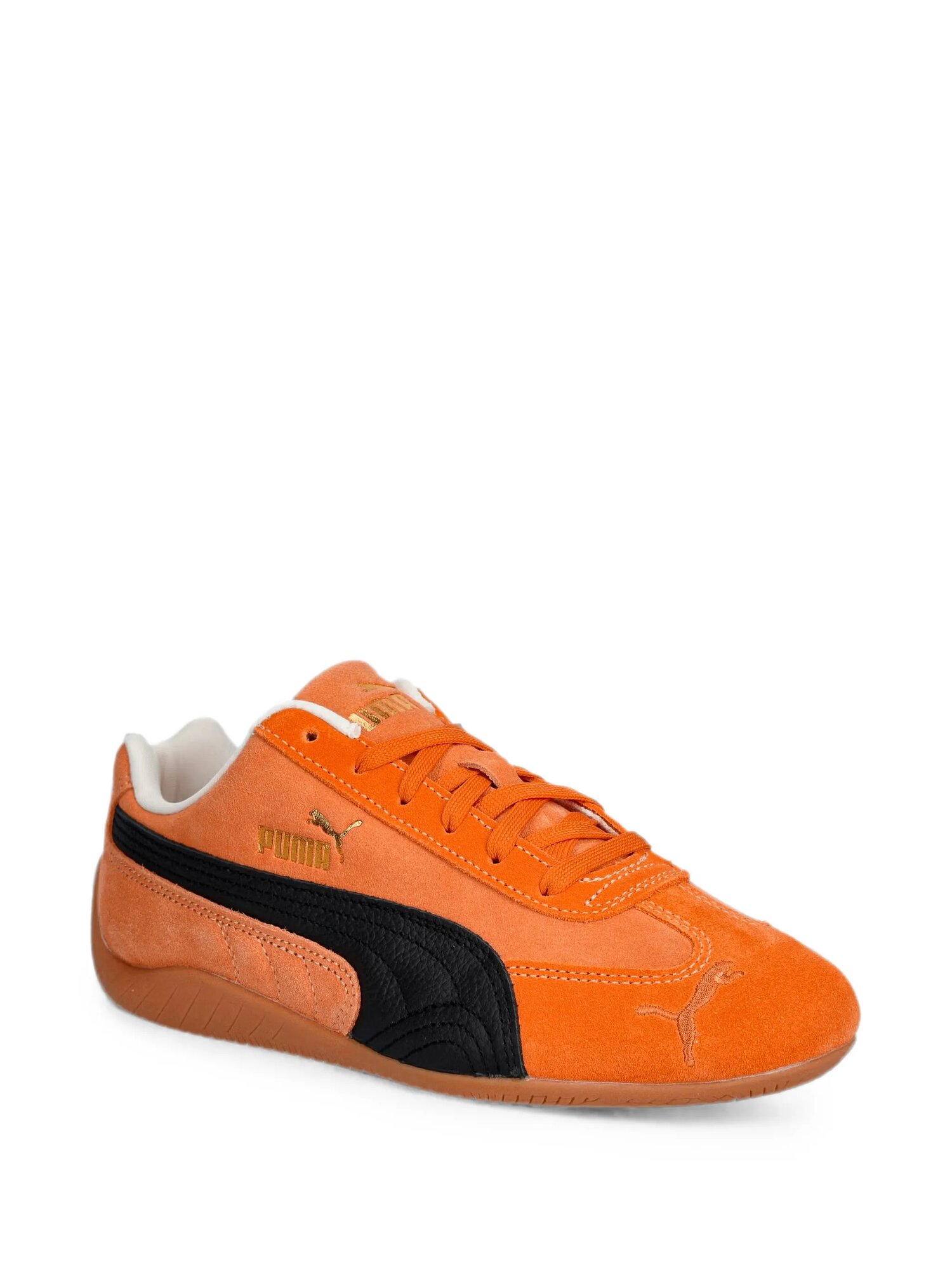 Кроссовки PUMA Speedcat panelled sneakers, размер 7.5, green/orange — фото 1