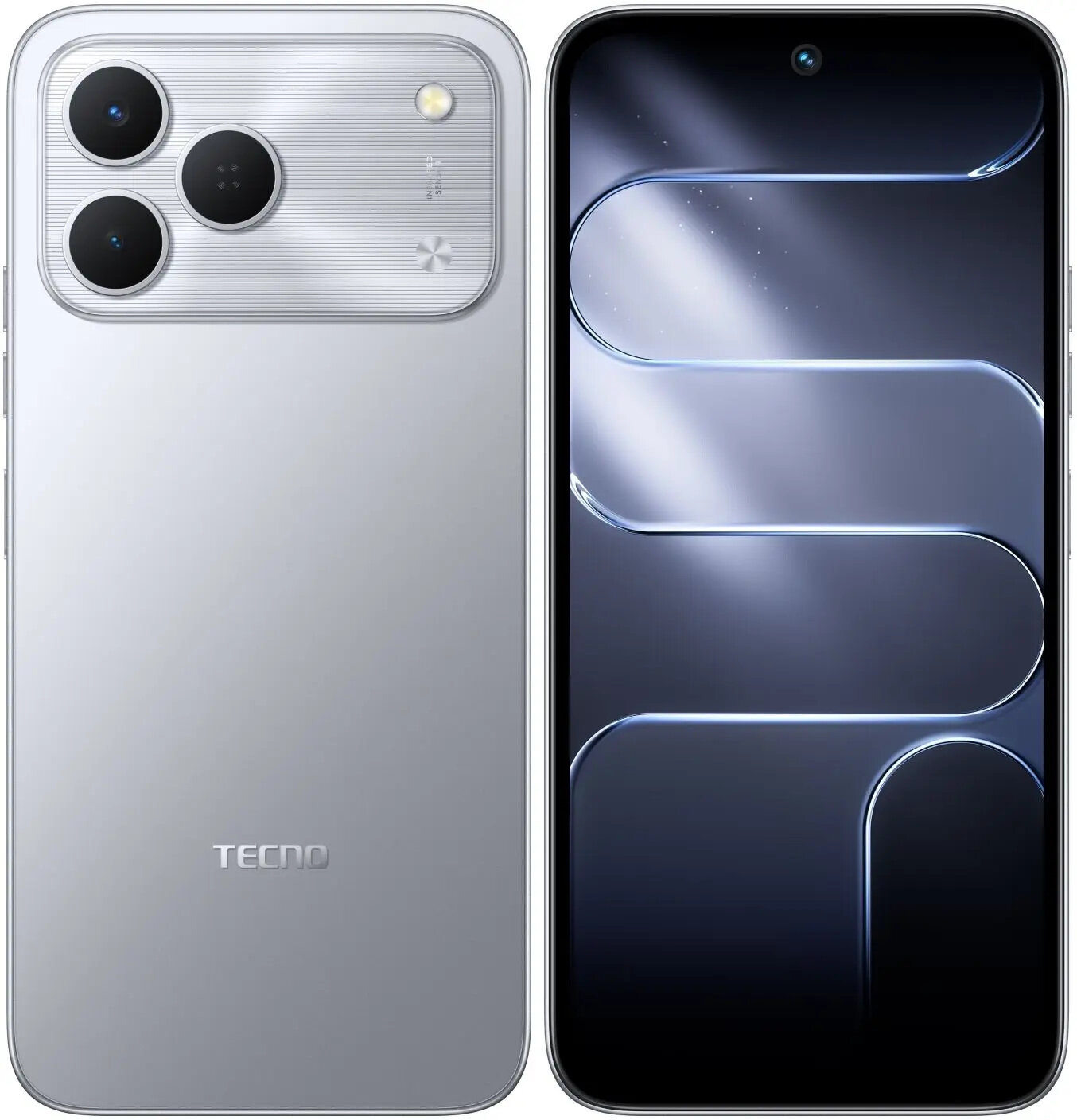 Смартфон Tecno SPARK 50 KN4n 128+8 Titanium Grey