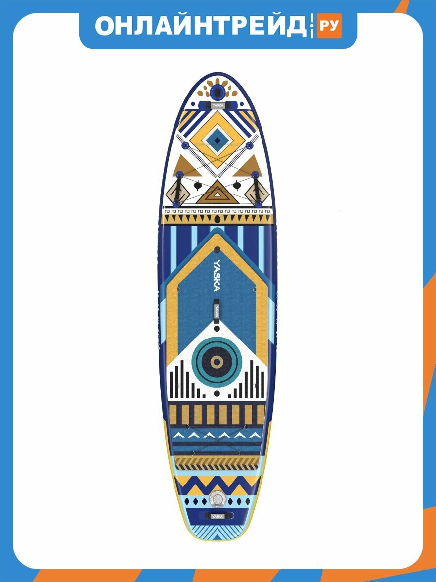 Сапборд надувной Yaska Amulet 335x88x15 см (этнический синий)