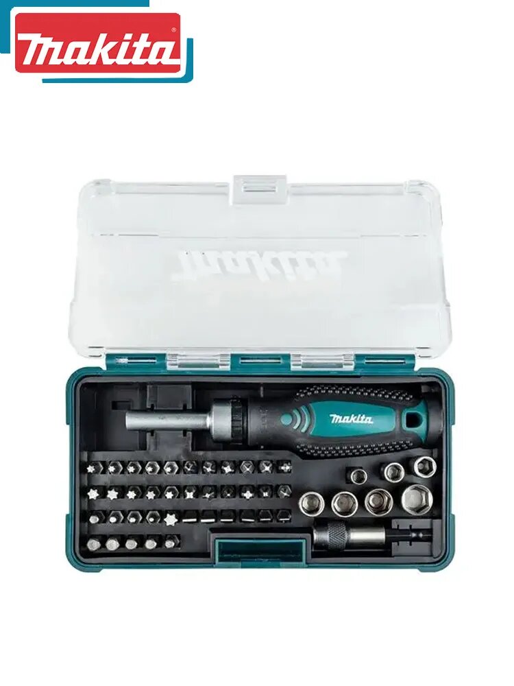 MAKITA B-36170 Набор из 47 бит с трещоткой и бит 10 комплектов Набор портативных сверл разных размеров