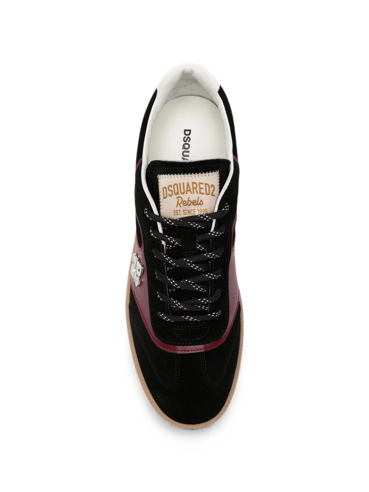 Кроссовки DSQUARED2 Rebels logo-plaque sneakers, размер 45 — фото 1