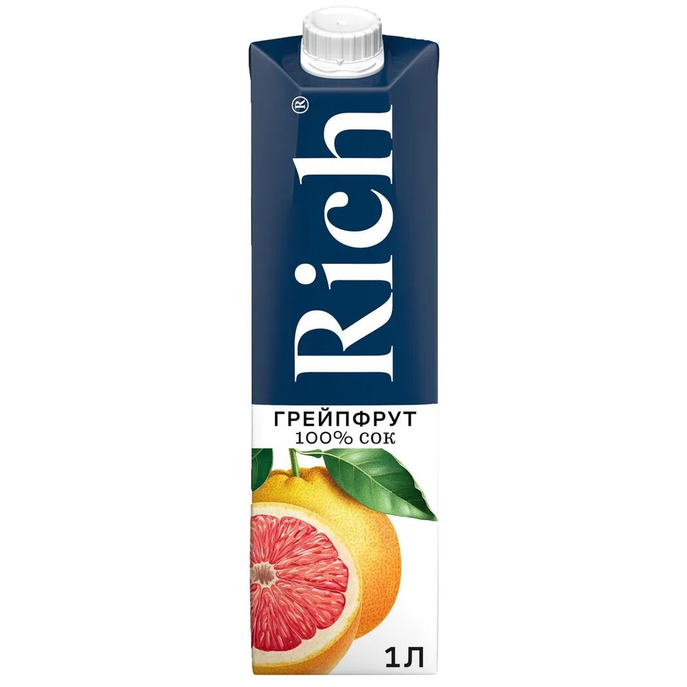 Сок Rich Грейпфрутовый, 1 л