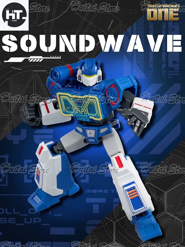Blokees Galaxy Version Series 7 Transformers"SOUNDWAVE" 11CM, тоботы игрушки для мальчиков, Требуется сборка.