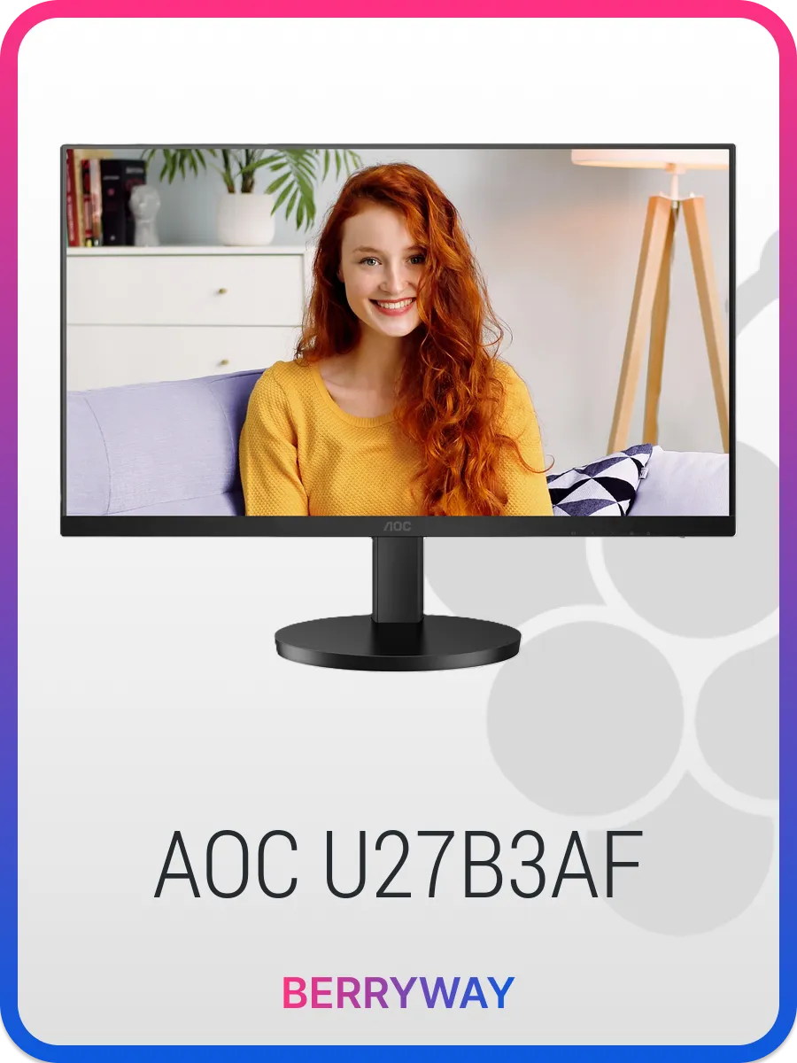 Монитор AOC U27B3AF, разрешение 4K 3840×2160, IPS, 27 дюймов