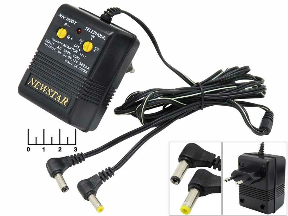 Блок питания 9-12V 0.5A NA-500T