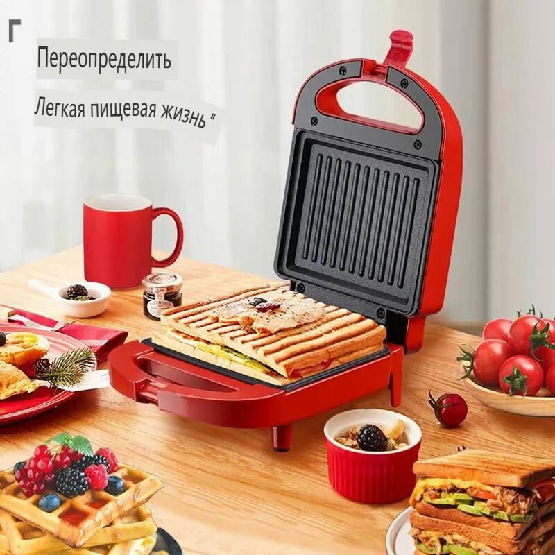 Тостер 家用电器 > 热处理 > 烤面包机77 650 Вт тостов - 1, красный