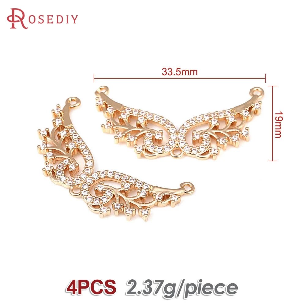 Подвески Rosediy латунь и циркон 18К золото 46178-18K Gold Color