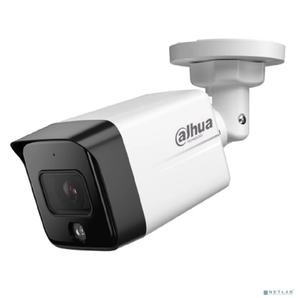 DAHUA DH-IPC-HFW1431TC1P-A-0280B-S6 Уличная цилиндрическая IP-видеокамера 4Мп; 1/2.9” CMOS; объектив 2.8мм; видеоаналитика: детектор человека; ИК 30м IP67 металл, пластик