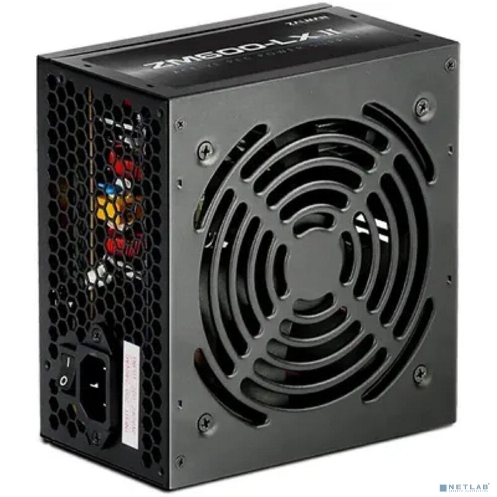Zalman ZM600-LXII <600W, ATX12V v2.3, APFC, 12cm Fan, Ret>