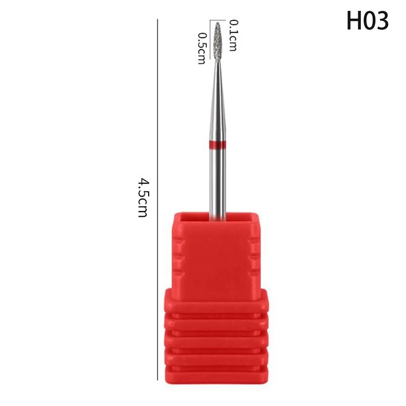 Фреза для маникюра AACAR H03, акрил, гель