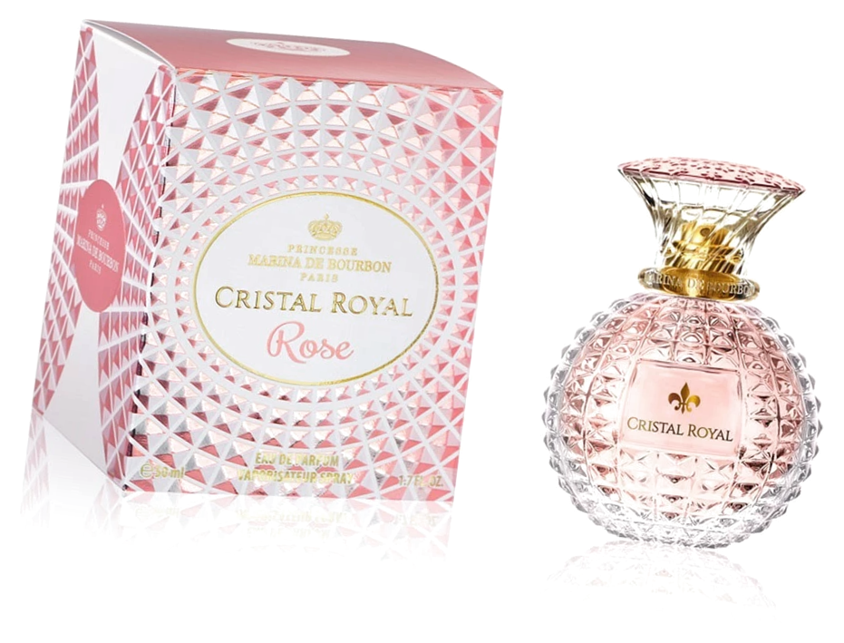 Парфюм для женщин Марина Де Бурбон Принцесса Кристалл Роял Роза 50 мл - Cristal Royal Rose