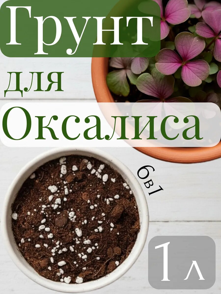 Готовый грунт для Кислицы (Оксалиса) 1 литр