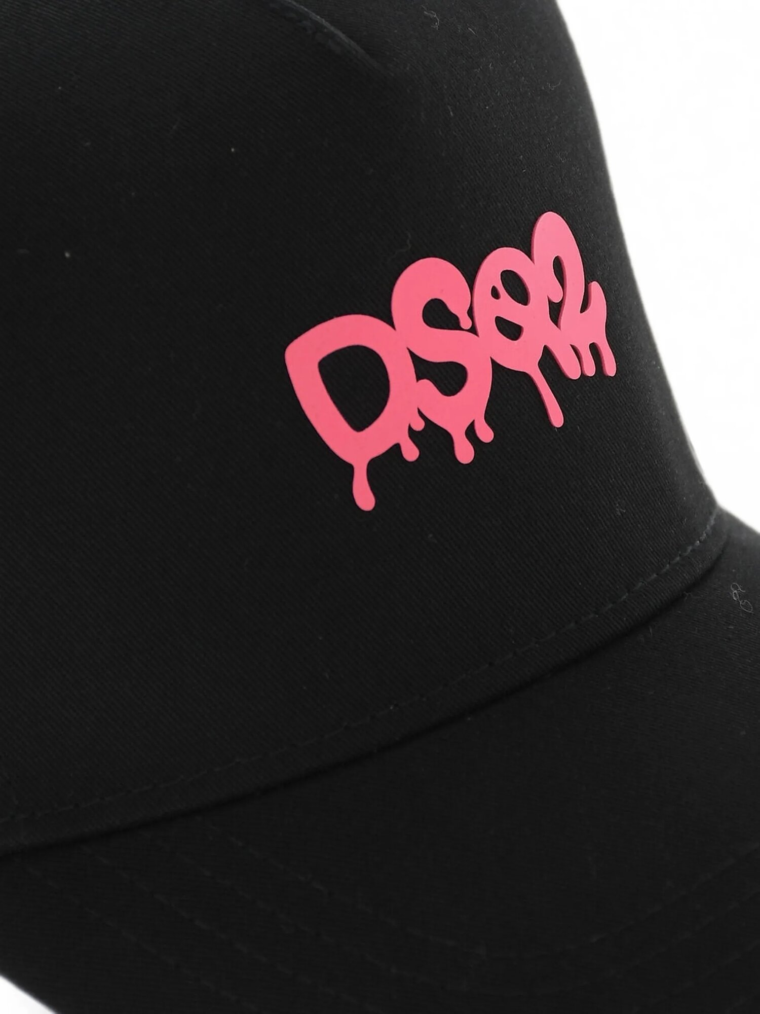 Кепка DSQUARED2 Solid baseball cap with fluorescent logo для девочек, размер OneSize — фото 1